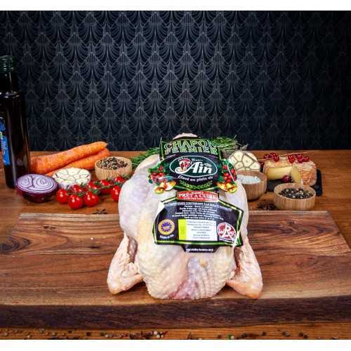 CHAPON FERMIER LABEL ROUGE - 3,5 KG